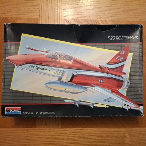 Monogram 1/48 F-20 Tiger shark Model Kit #5445, Opened Box Complete | eBay