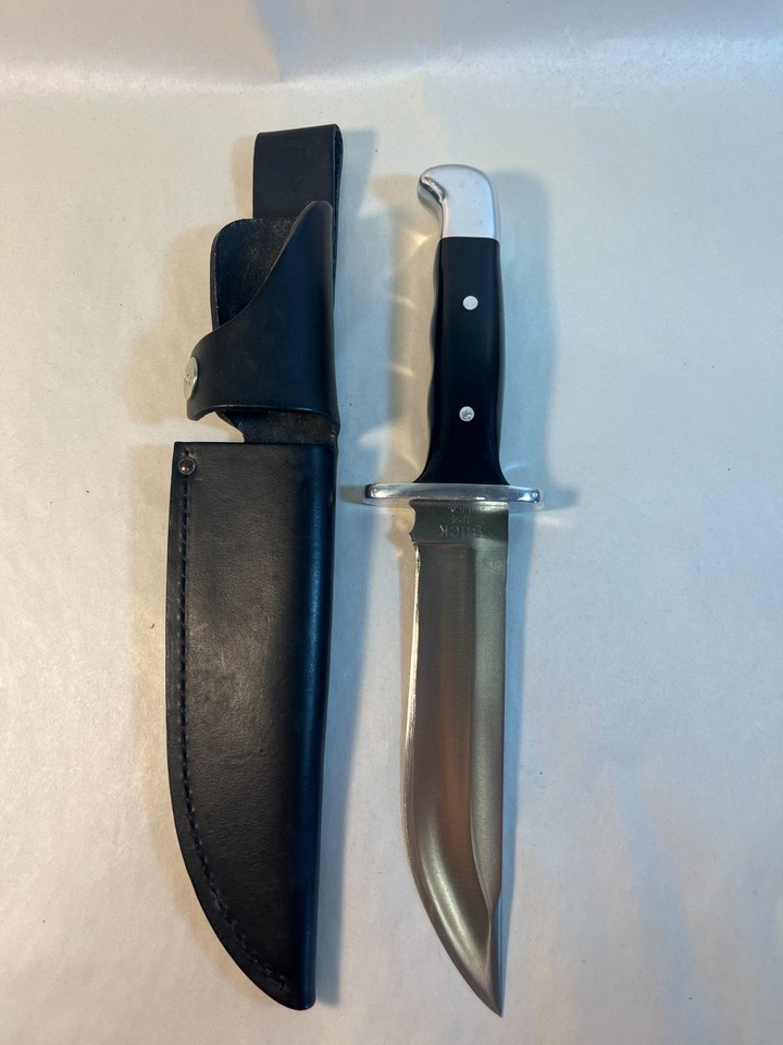 Excellent Vintage Buck 124 USA Frontiersman fixed blade knife with Buck ...