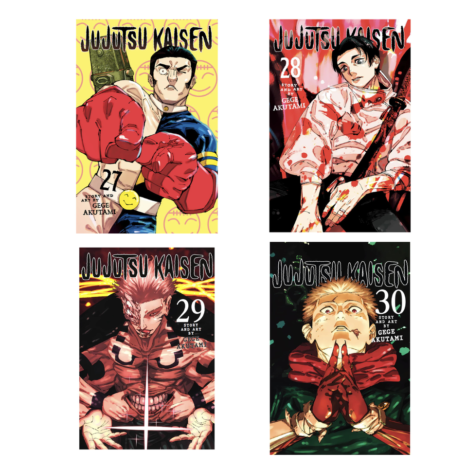 Jujutsu Kaisen Manga Latest Vol. 27,28,29,30 English Version Manga ...