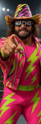 WWE GIANT 2’X6’ VINYL BANNER - MACHO MAN RANDY SAVAGE | eBay