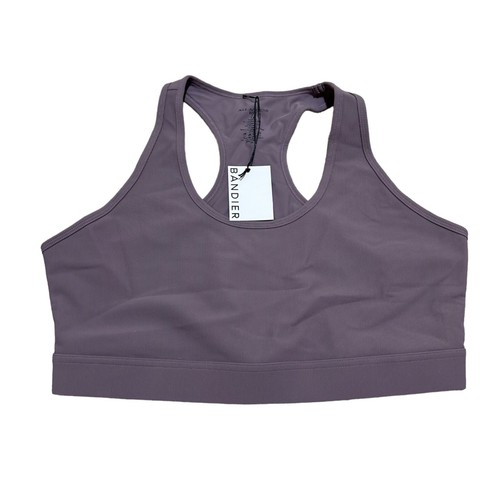 ALL ACCESS X BANDIER Womens Size 1X Flint Purple Front Row Sports Bra ...