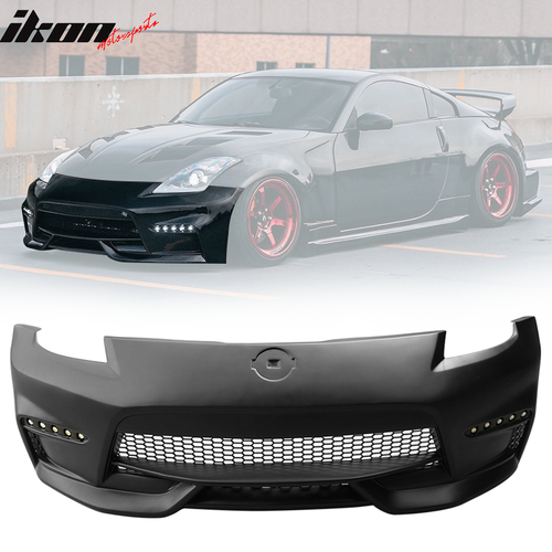 Fits 03-08 Nissan 350z to 370z Conversion NIS Style Front Bumper Cover ...