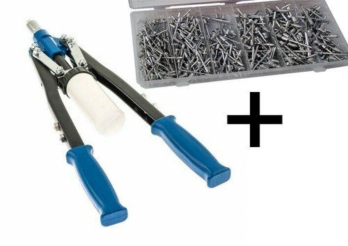 Kit Riveteuse À Deux Mains Pour Rivets 3,2 A 6,4 MM + 400 Rivets ...