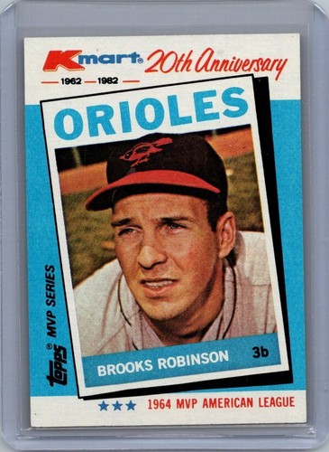 1982 Topps Kmart 20th Anniversary #5 Brooks Robinson | eBay