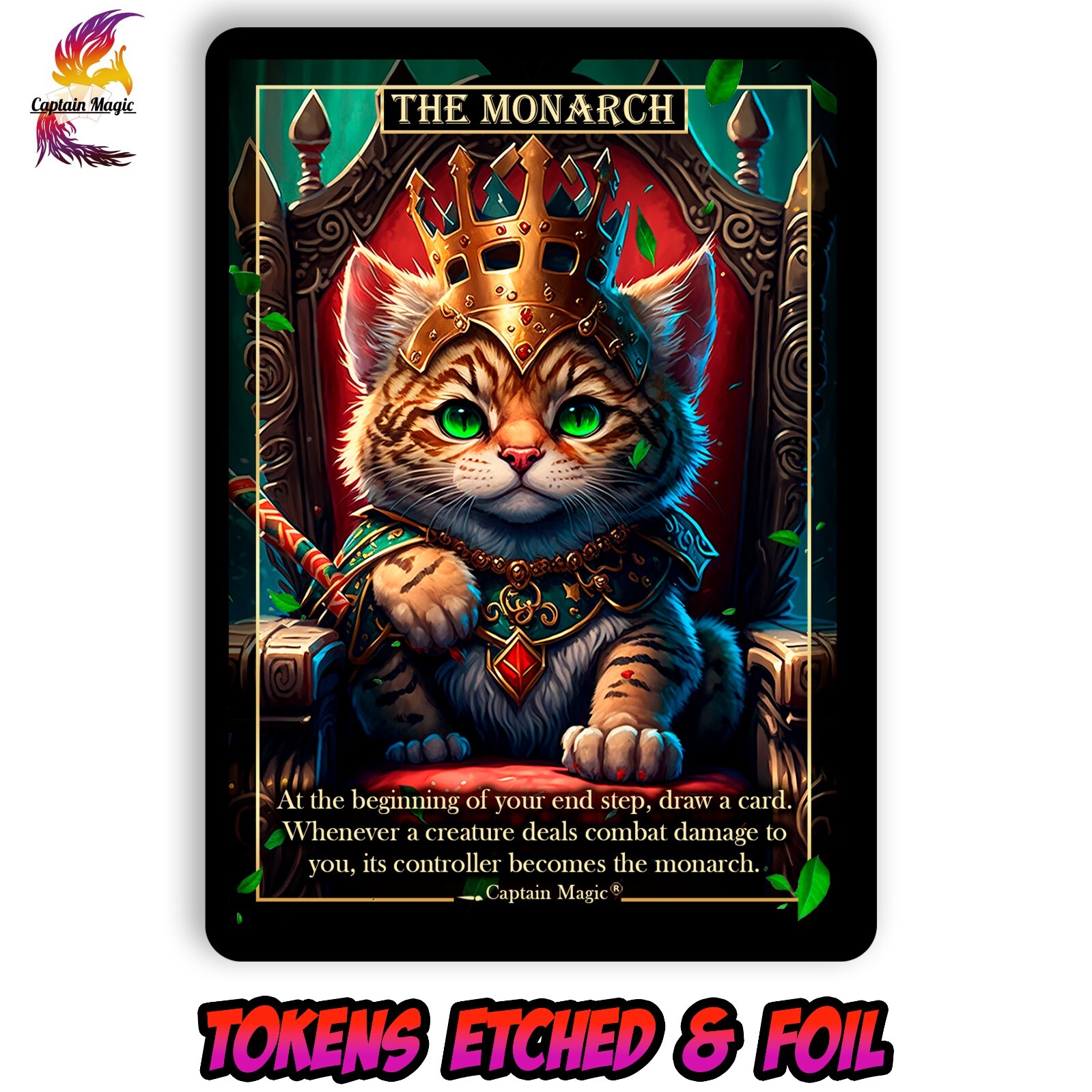 The monarch token - Le Monarque jeton - MTG - Magic the gathering ...