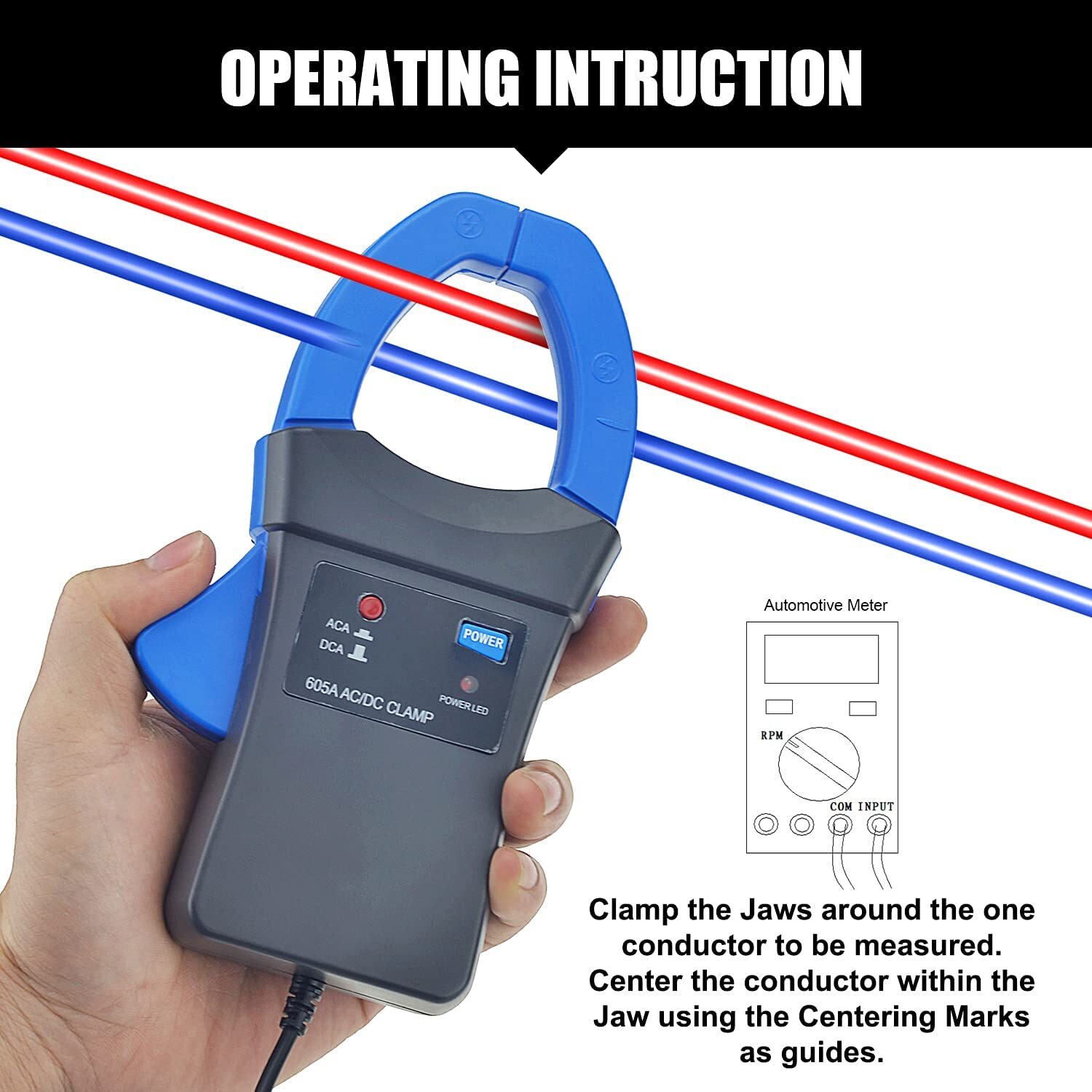 HoldPeak Oscilloscope Multimeter Meter AC/DC 600A Clamp-on Current ...