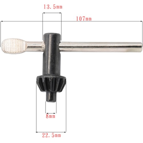 1PC Drill Chuck Key To Tighten And Loosen The Jaw 11 Teeth 8mm Pilot 22 ...