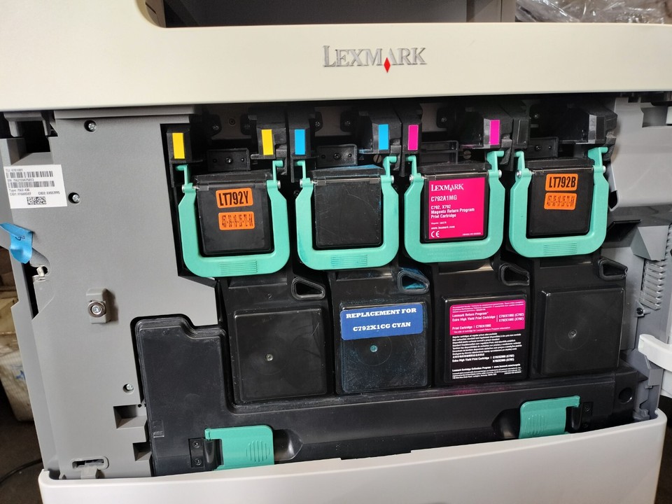 LEXMARK X792de MFP Color All-In-One Printer (TYPE 7562-436)*READ DESC ...