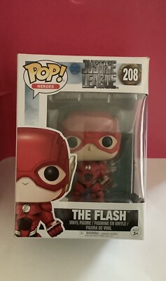 Funko Pop Justice League The Flash #208 MIB Vinyl Figure (14-Ia) | eBay