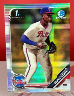 Jamari Baylor – 2019 Bowman Chrome Draft Refractor | eBay