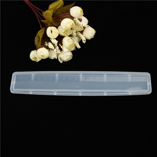 1pc Transparent Silicone ruler epoxy resin mold Decorative Craft DIY ...