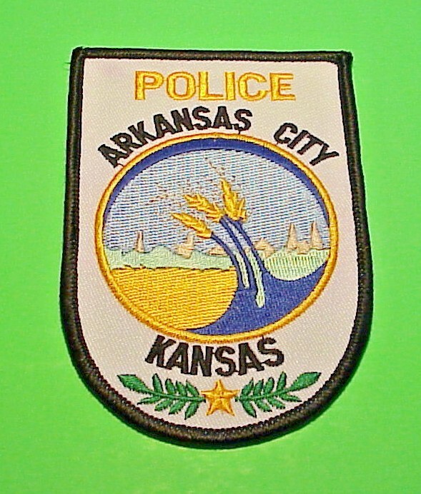 ARKANSAS CITY KANSAS KS 4 3/8" POLICE PATCH FREE SHIPPING!!! | eBay