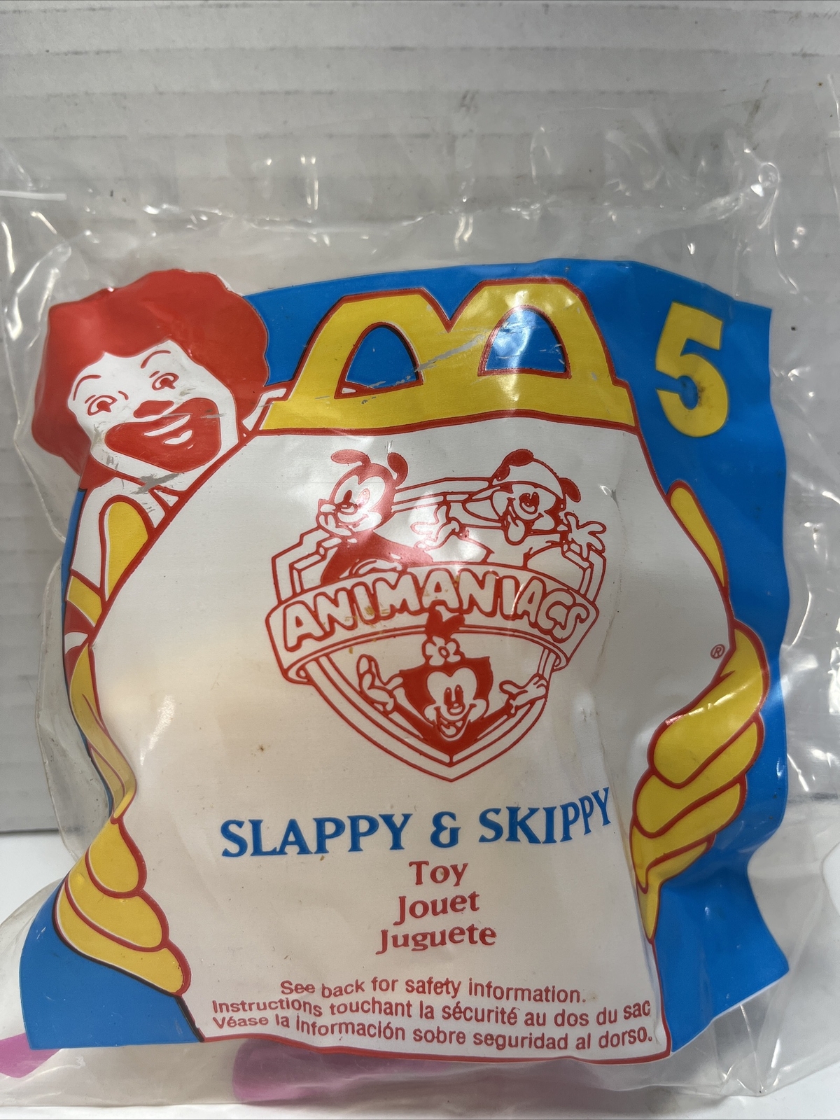 Happy Meal Animaniacs Slappy and Skippy Character Toy McDonalds 1994 ...
