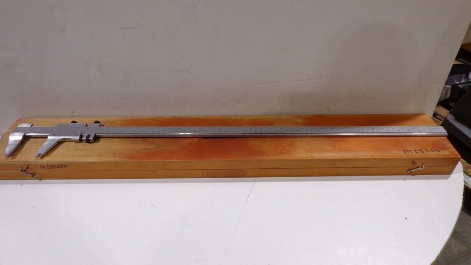 Starrett # 123-36 Master Bar Master Vernier Caliper In Original ...
