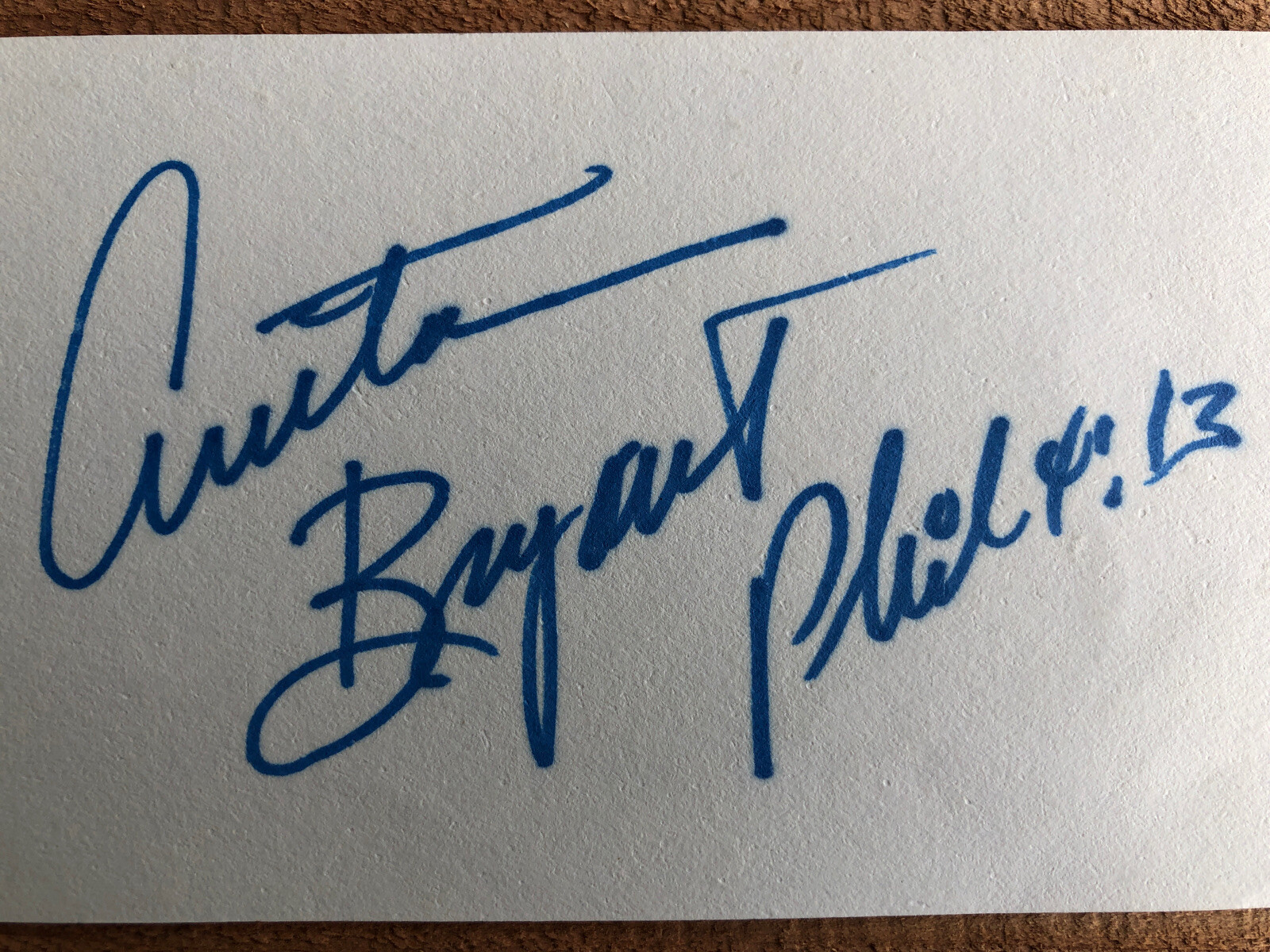 Anita Bryant American Singer Activist Autograph Signature Signed Card ...