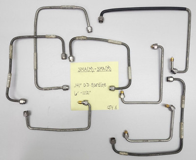 (8) SMA(M) - SMA(M) 0.141" OD Hardline Cables 6" - 11.5" | eBay