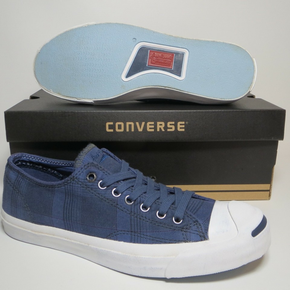 Converse JACK PURCELL Blue Garment Dye Ox Sneakers Shoes Size UK 7 ...