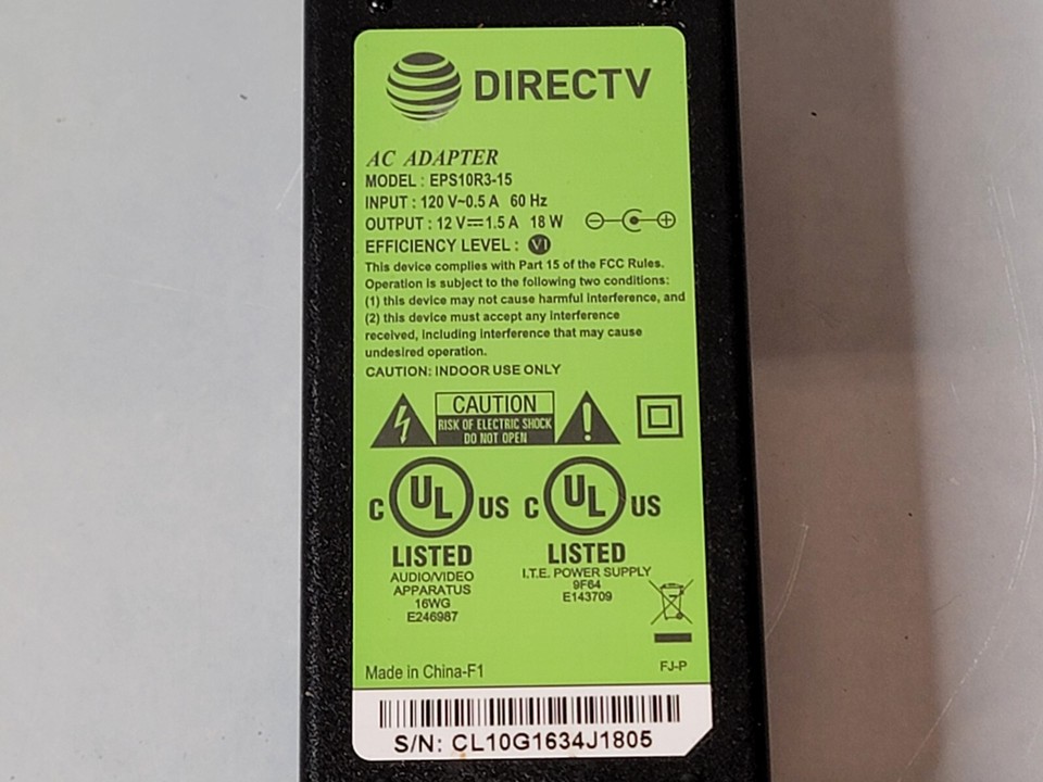 DIRECTV | AC Adapter EPS10R3-15 | GURANTEED POWER SUPPLY | eBay