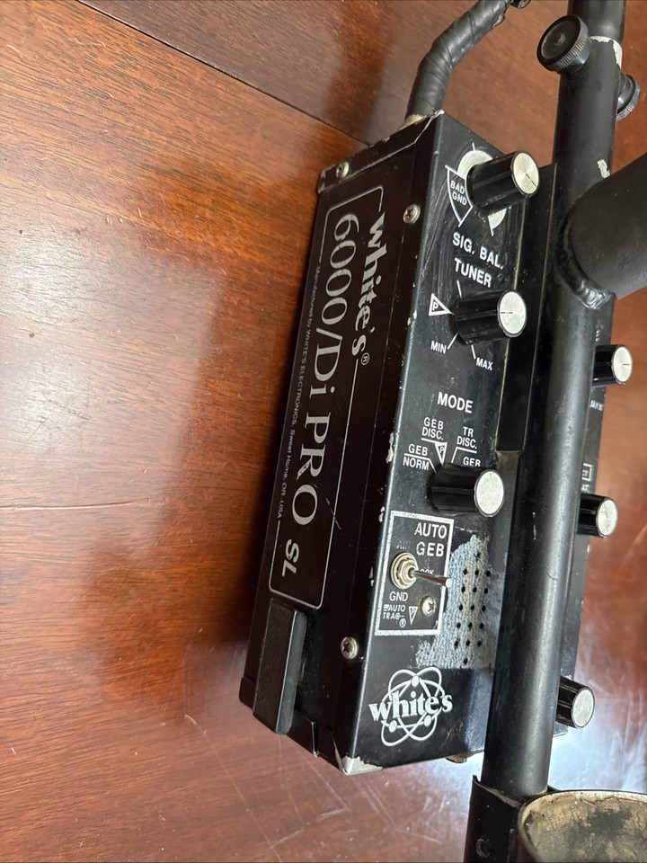 White's 6000/Di PRO SL Metal Detector Blue Max Deep Scan 950 | eBay