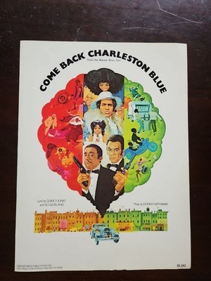 Come Back Charleston Blue 1972 Sheet Music Donny Hathaway Quincy Jones ...