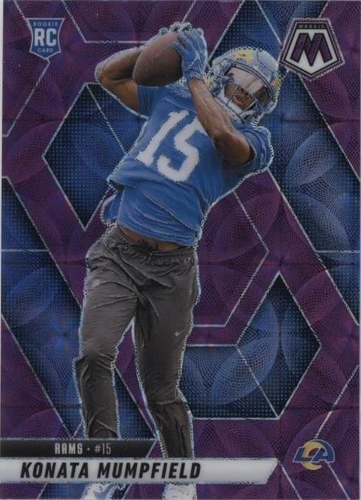 2025 Panini Mosaic - Rookies Konata Mumpfield #393 Purple Scope Prizm ...