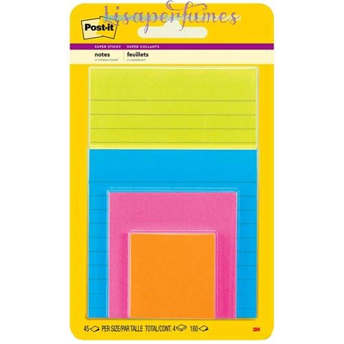 Post It Super Sticky Notes 45 Sheets / 4 Pads NIB | eBay