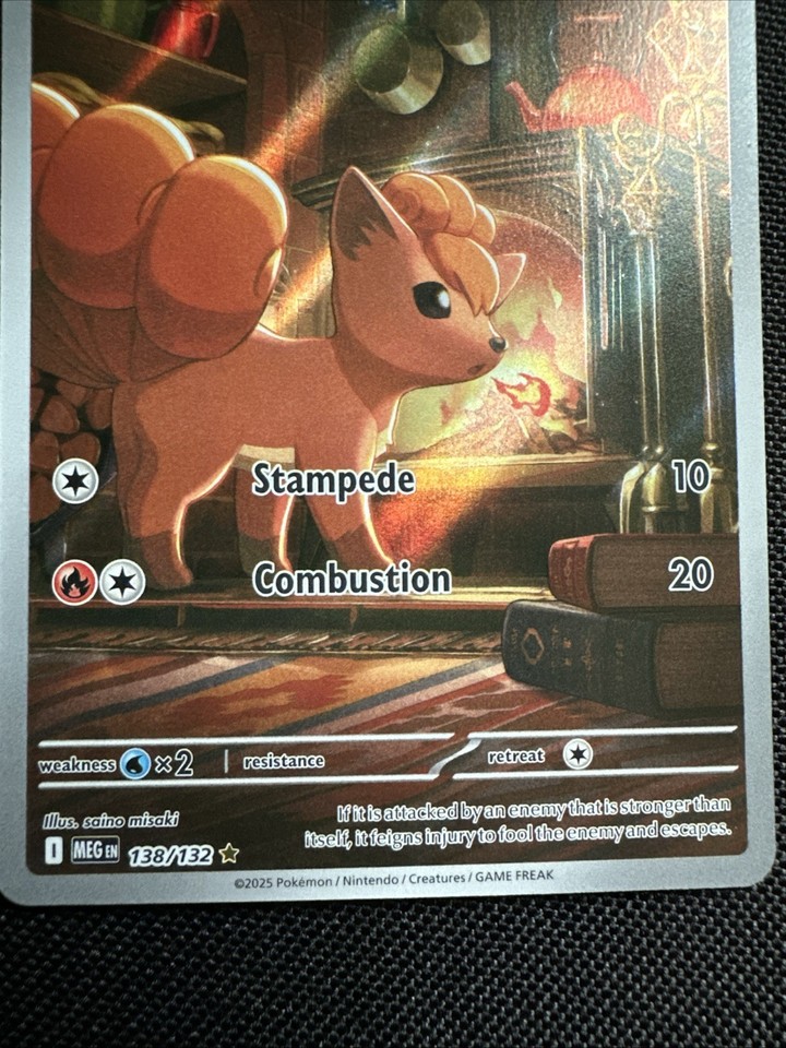 Vulpix 138/132 Me01: Mega Evolution Holo | eBay