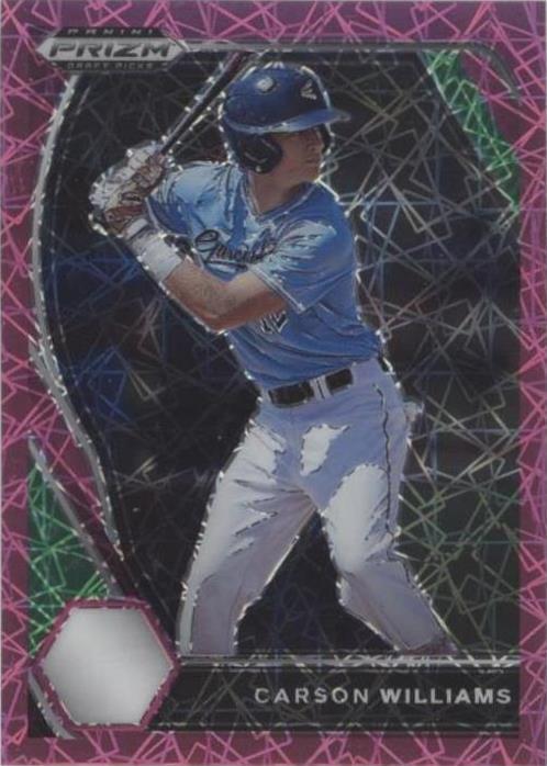 2021 Panini Prizm Draft Picks - Carson Williams #PDP28 Pink Velocity ...