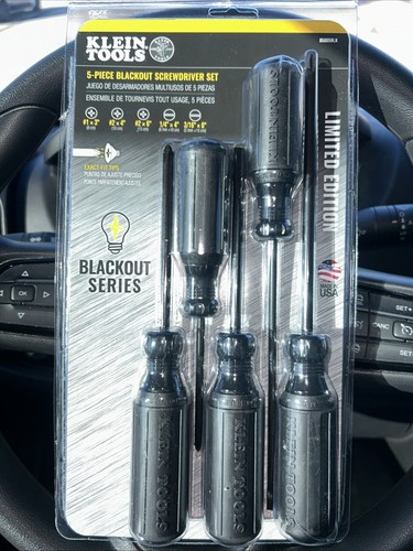 Klein Tools Screw Driver Set Limited Edition 85805BLK | eBay