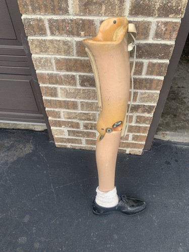 Vintage Prosthetic LEFT Leg | eBay