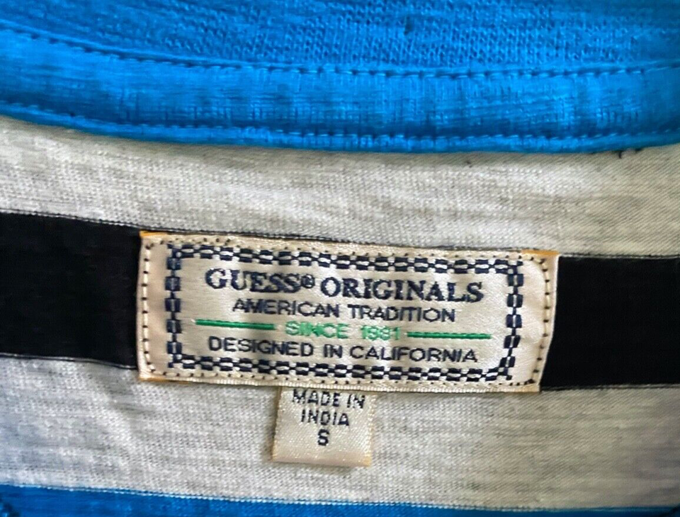 VINTAGE GUESS ORIGINALS AMERICAN TRADITION SINCE 1981 SIZE S T-SHIRT | eBay