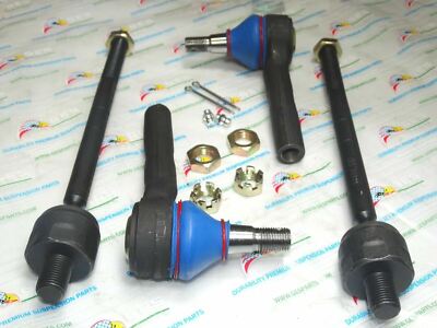 4 Front Inner & Outer Tie Rod Ends Fits 98-11 Ranger 95-01 Explorer ...