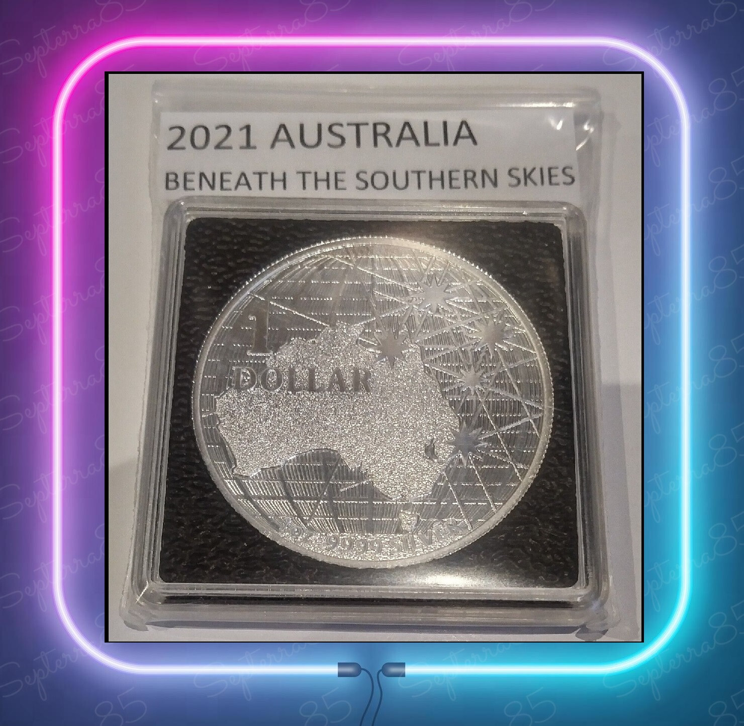 FINE SILVER COIN - 2021 Australia Beneath The Southern Skies - 1 Oz ...