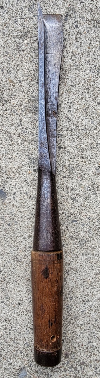 Rare Atq Mortise Mortising Chisel Blacksmith Forged 1800's Tool Steel ...