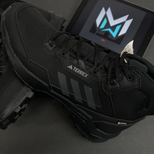 Adidas TERREX AX4 Mid Gore-Tex Black Hiking Outdoor Boots HP7401 Men’s ...