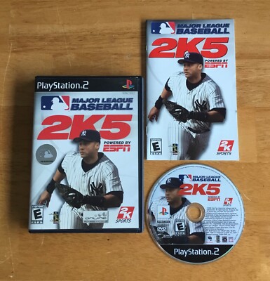 Major League Baseball 2K5 PlayStation 2 PS2 Video Game CIB Complete ...