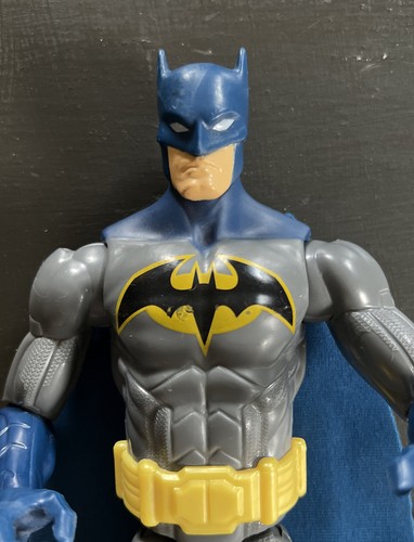 Mattel DC Comics Batman Action Figure 12” Inch Blue w/ Cape | eBay