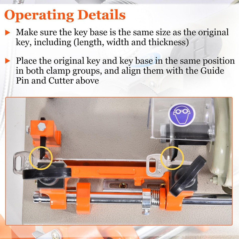New Key Duplicating Cutter Cutting Machine Professional Key Copy ...