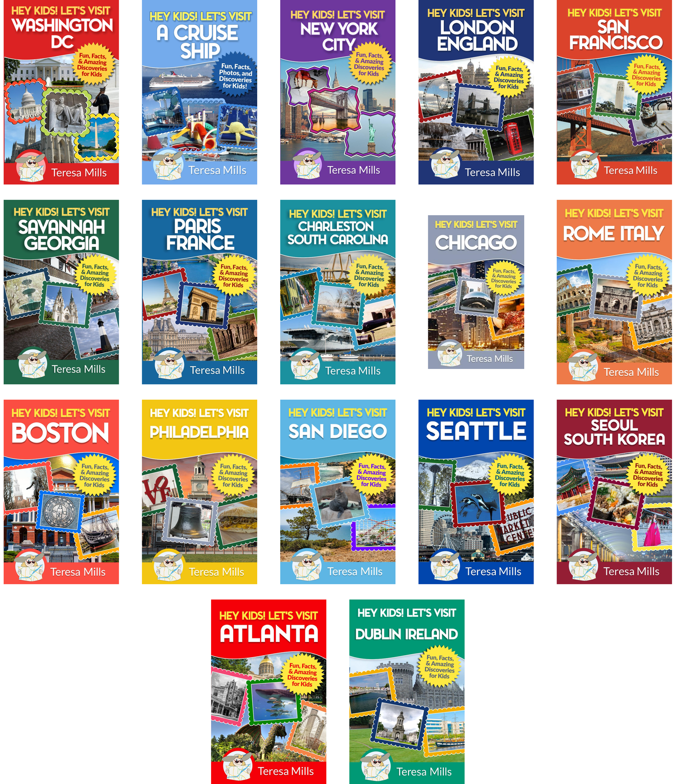 Teresa Mills Hey Kids! Let's Visit 17-Book Paperback Collection | eBay