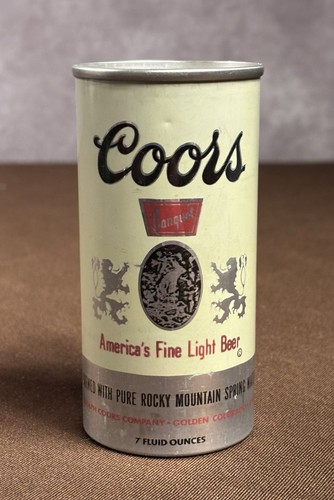 Coors Premium Beer Can Golden CO Rocky Mountain Spring Water Pull Tab ...