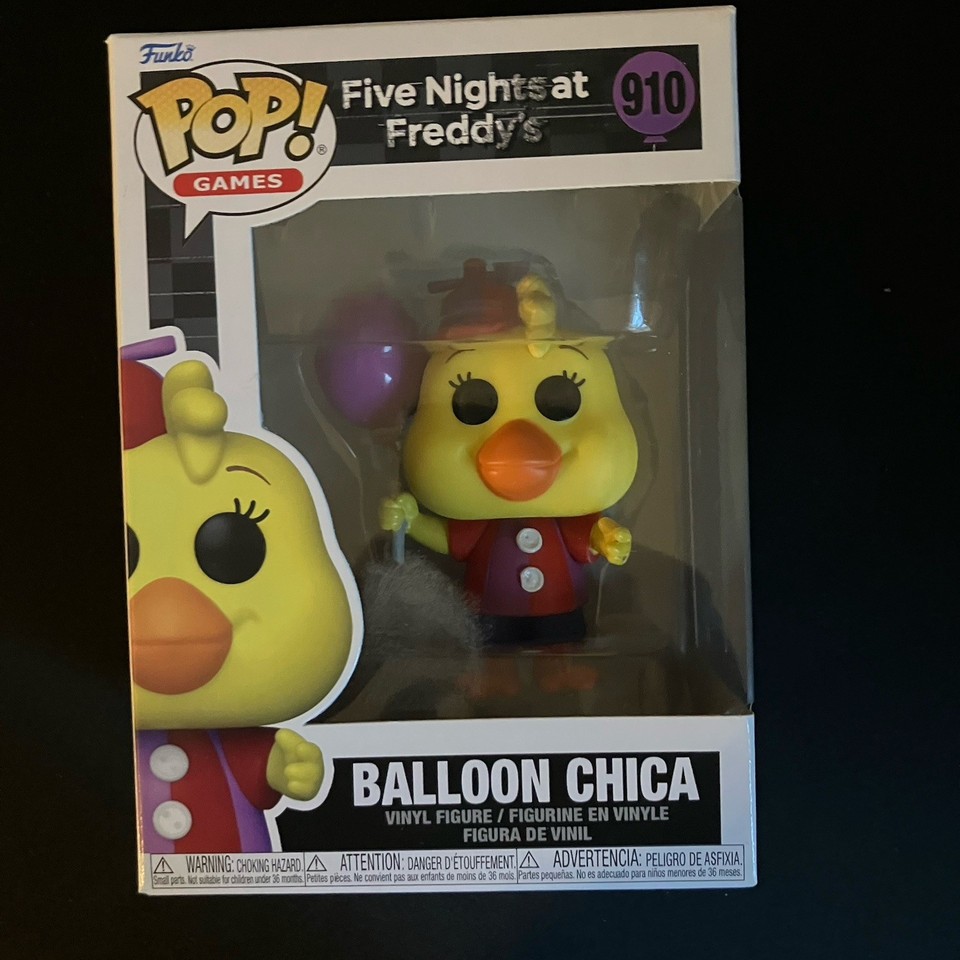 Funko POP! Fnaf Games: Five Nights At Freddy's - Balloon Chica #910 New ...