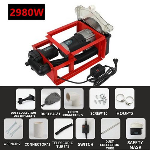 9 inch Woodworking Dust-free Table Saw Gypsum board Vacuum cutting ...