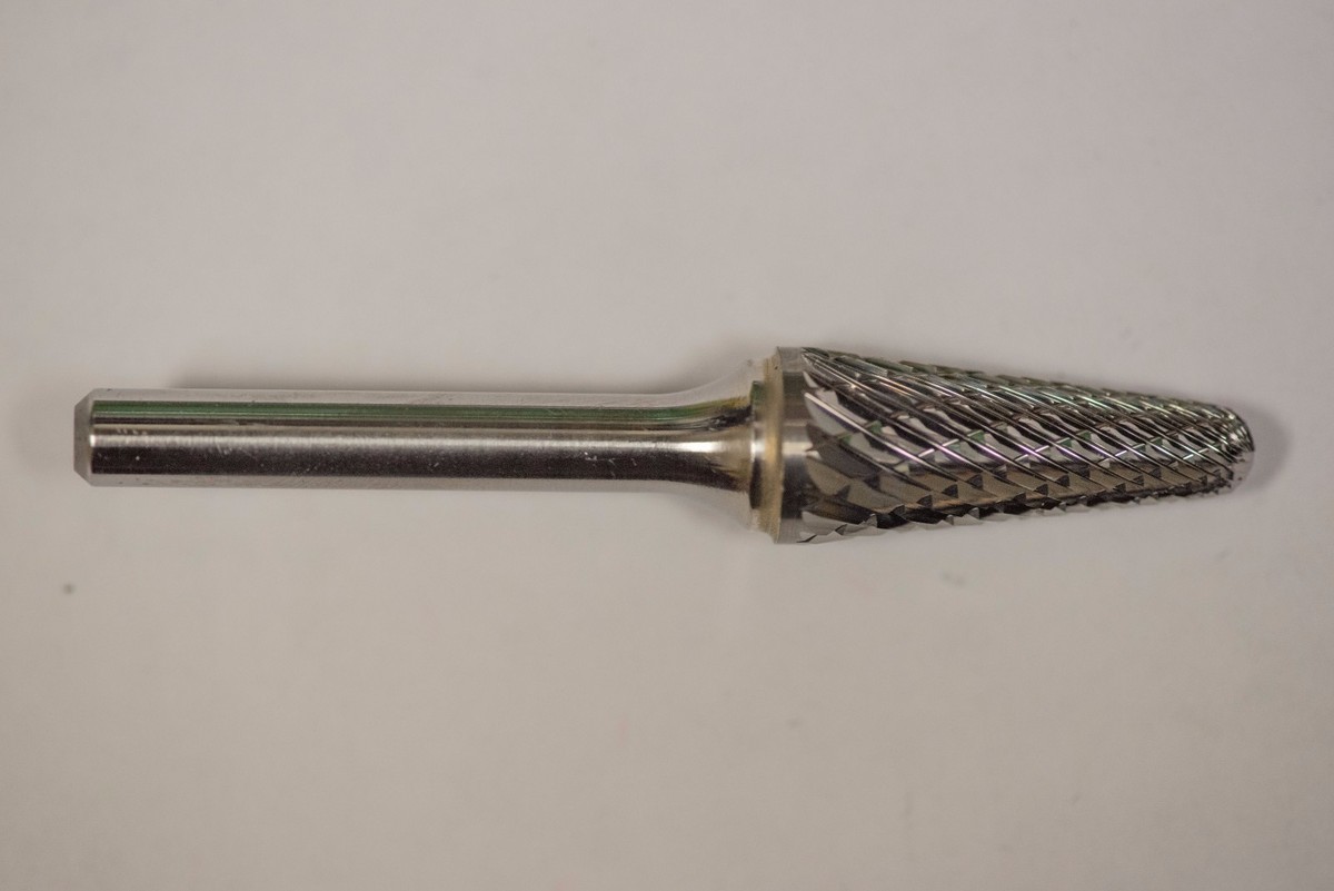 SL-4 Carbide Cutting Tool Carbide Die Grinder Bit - 14° Taper Radius, 1 ...