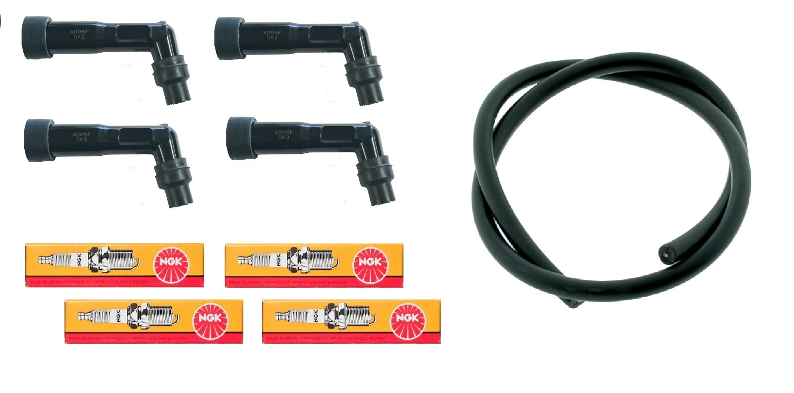 Honda GL 1100 SC02 1200 SC14 Goldwing NGK spark plug connector ignition ...