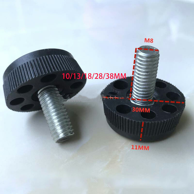 M6 M8 M10 Thread Adjustable Furniture Feet Levelling Height Nut Screw ...