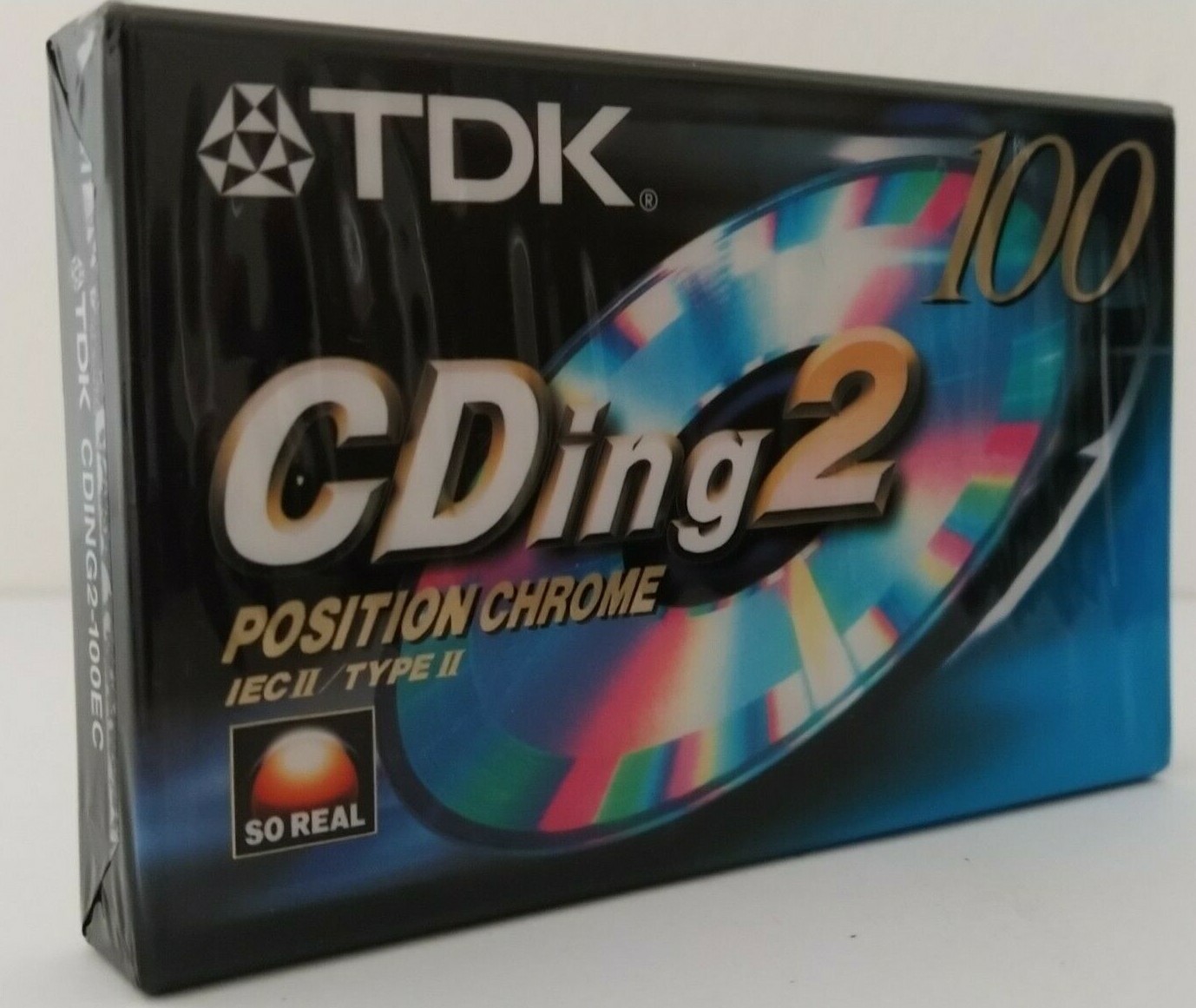 TDK CDING2 - 100 Minutes BLANK CASSETTE TAPE / TYPE 2 II CHROME - NEW ...
