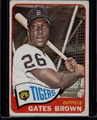 1965 Topps #19 Gates Brown Trading Card | eBay