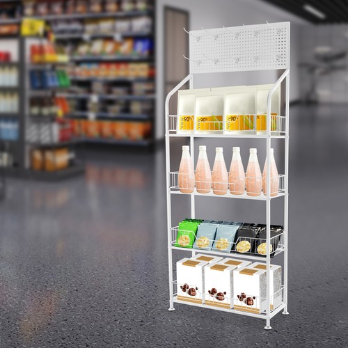 Retail Display Cases Snack Display Rack Retail Shelf for Stores /Market ...