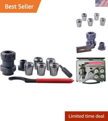 New Lathe ER32 Woodworking Dowel Collet Chuck System 1/4 3/8 1/2 5/8 3/4 | eBay