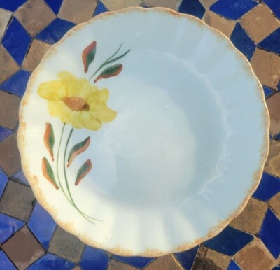 Blue Ridge Pattern Country Road Variant hand-painted Salad/bread 7.25 ...